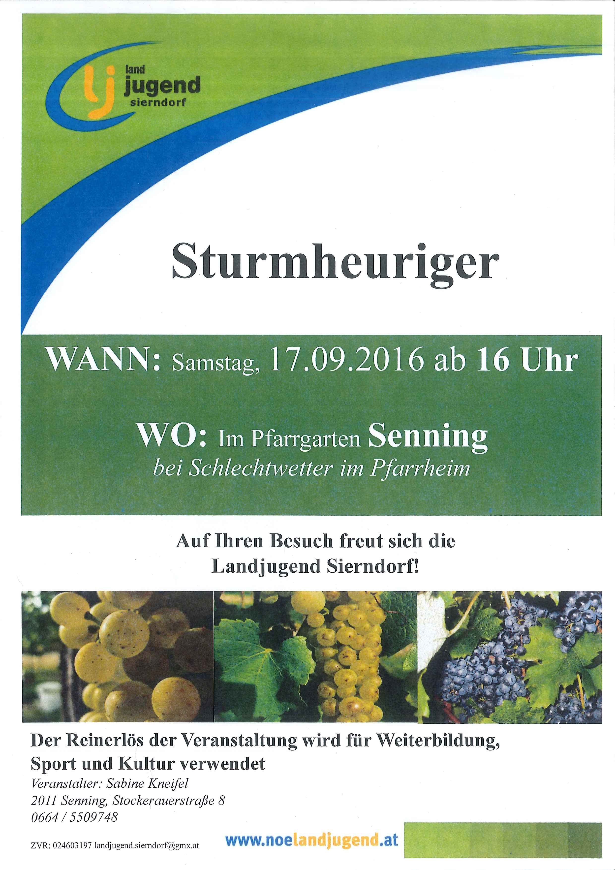 Sturmheuriger in Senning | Sierndorf